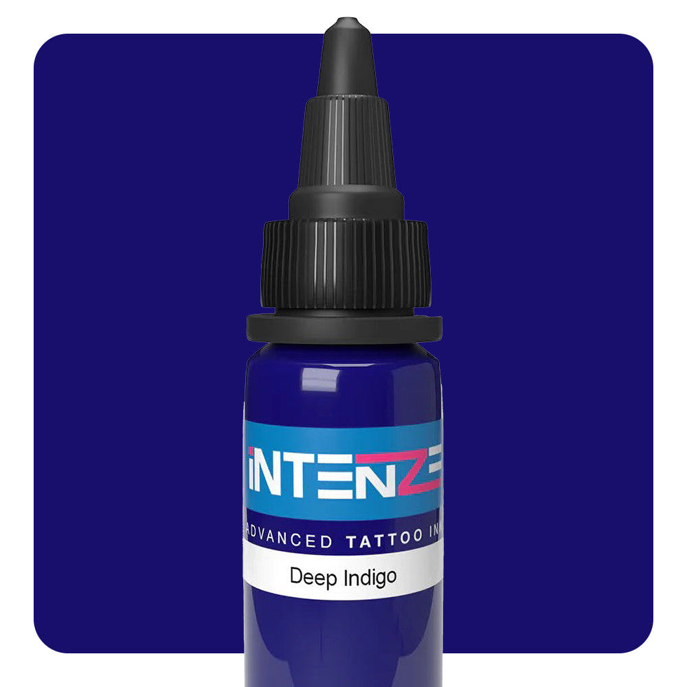 Deep Indigo — Intenze Tattoo Ink — Pick Size – Ultimate Tattoo Supply