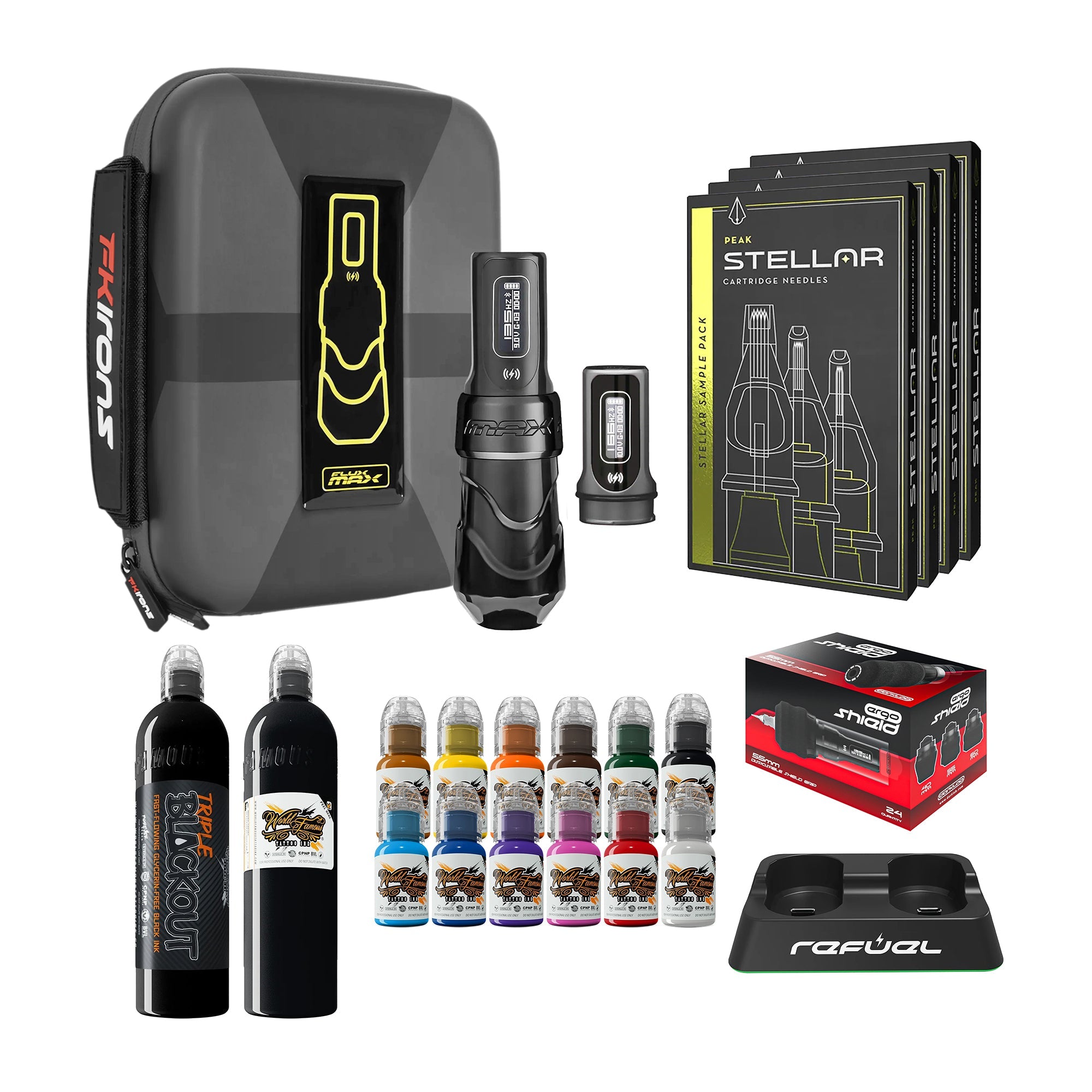 FK Irons Flux Max Pro Bundle With 2 PowerBolt Batteries – Pick Color a ...