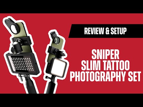 Sniper Slim Tattoo Photography Set | Ultimate Tattoo Supply